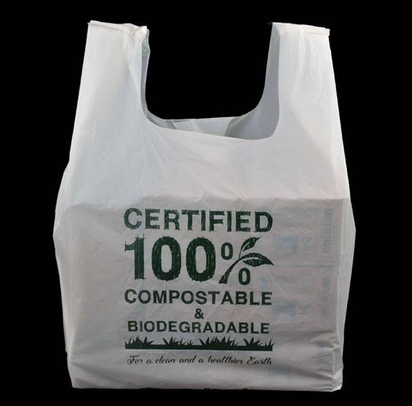 White Compost 80L Biodegradable Plastic Shopping Bags